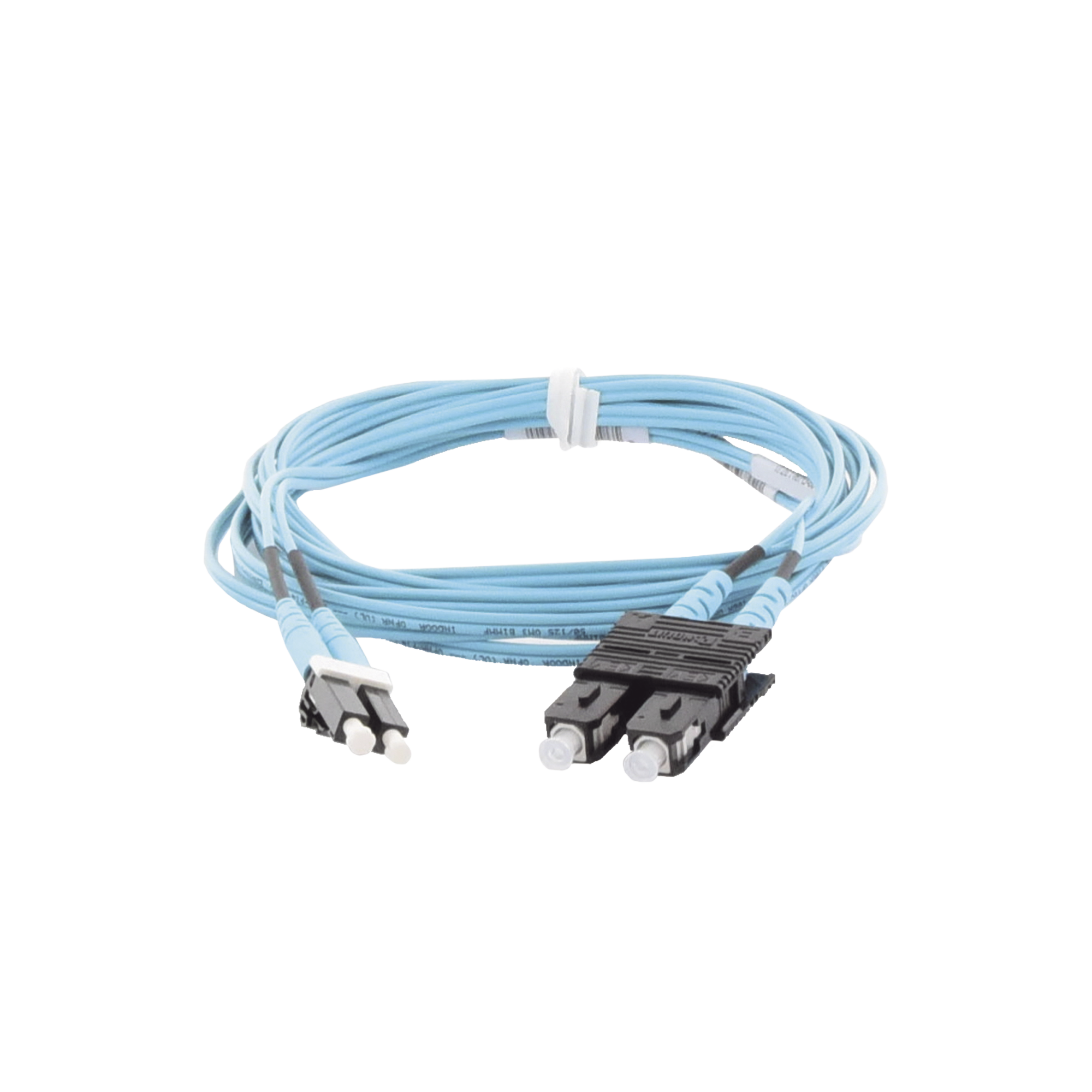 Jumper de Fibra Optica Multimodo 50/125 OM3, LC-SC Duplex, OFNR (Riser – Digi-Access