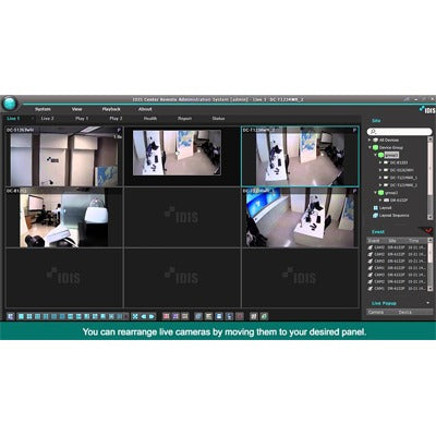 Software multi-sitio, hasta 1024 dispositivos , multi-pantalla- Visual – Digi-Access