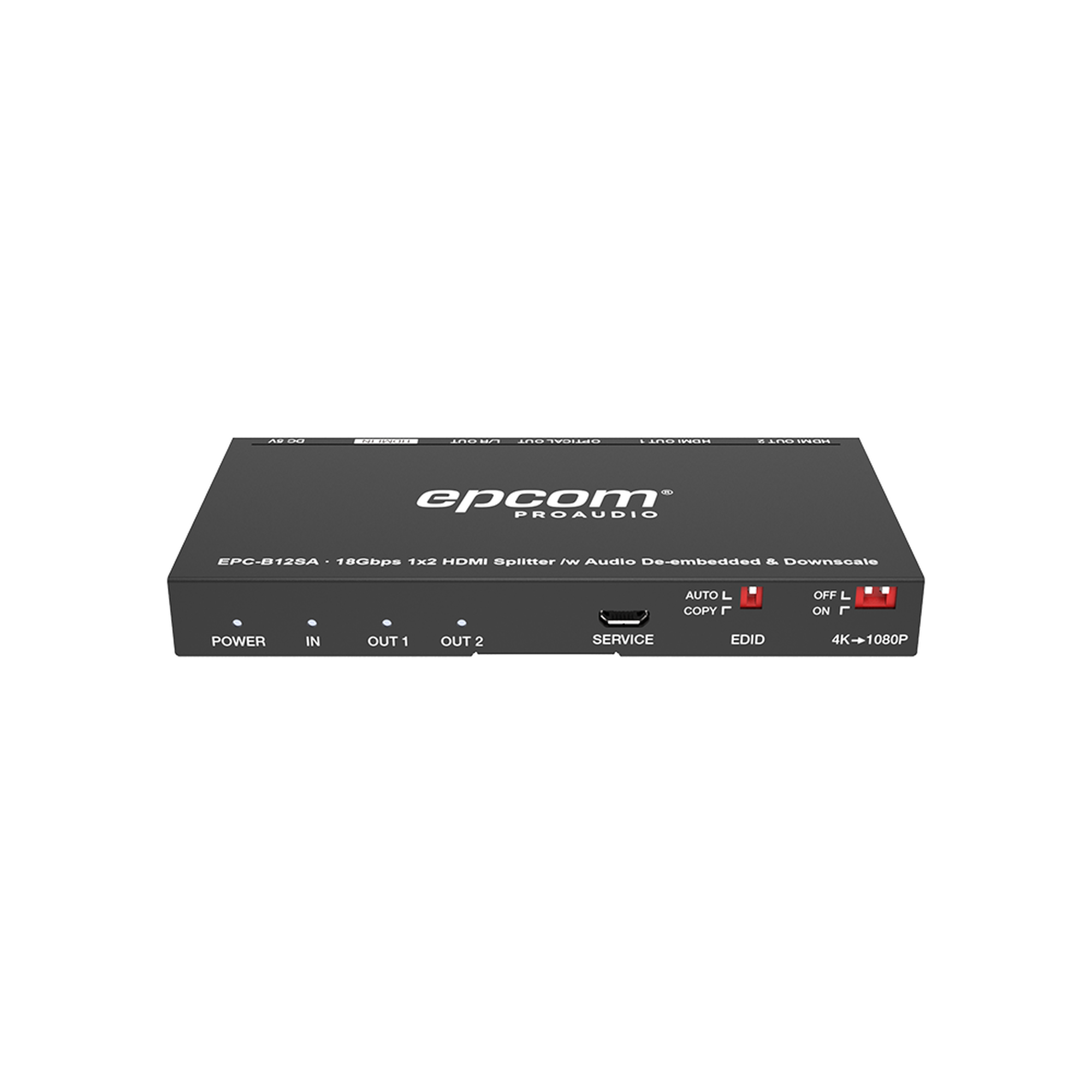 Splitter HDMI 1x2 | 4K@60Hz | Extractor de Audio | Down Scaler | HDR 4 ...