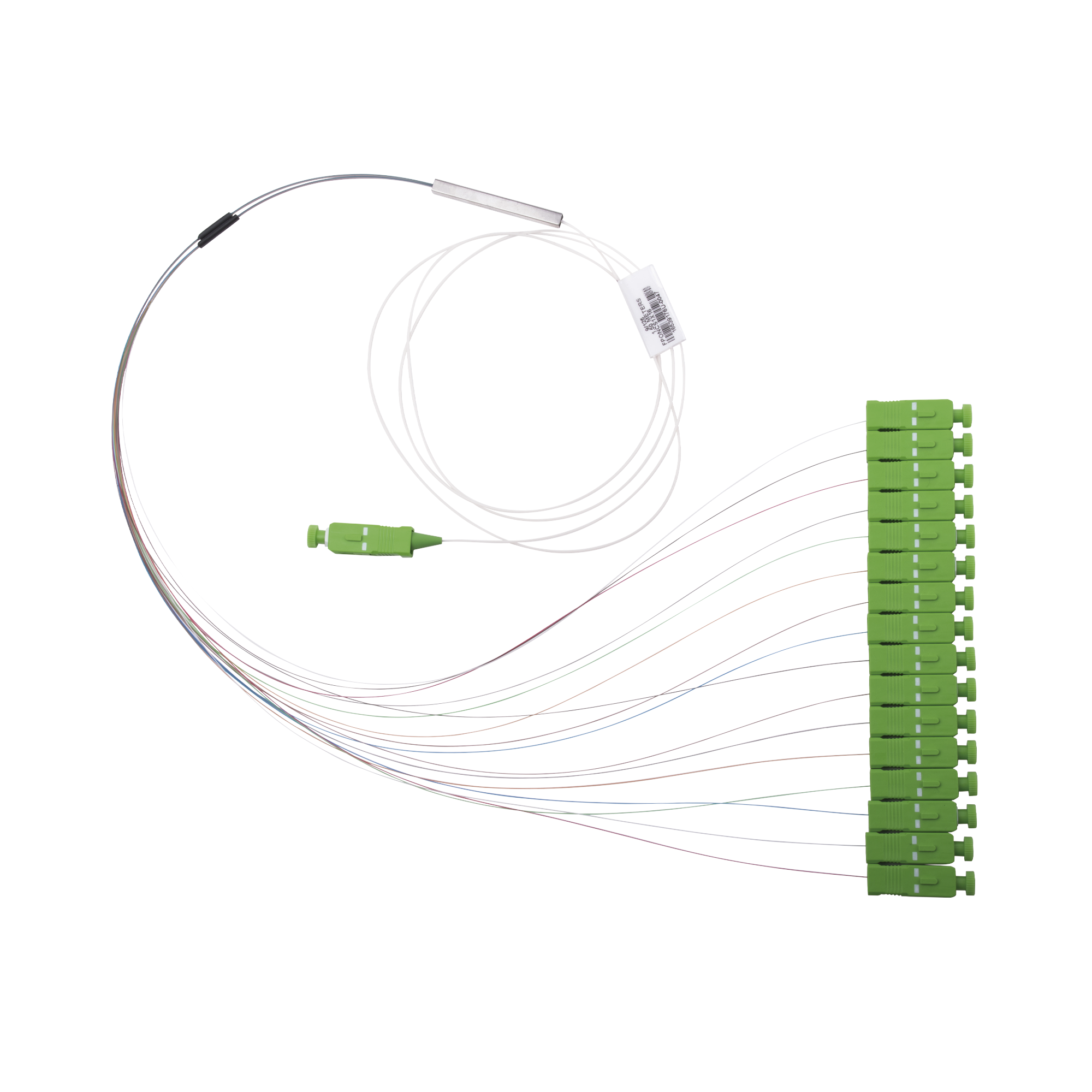 Divisor Óptico (Splitter) Tipo PLC, de 1x16, Con Conector de Entrada S ...